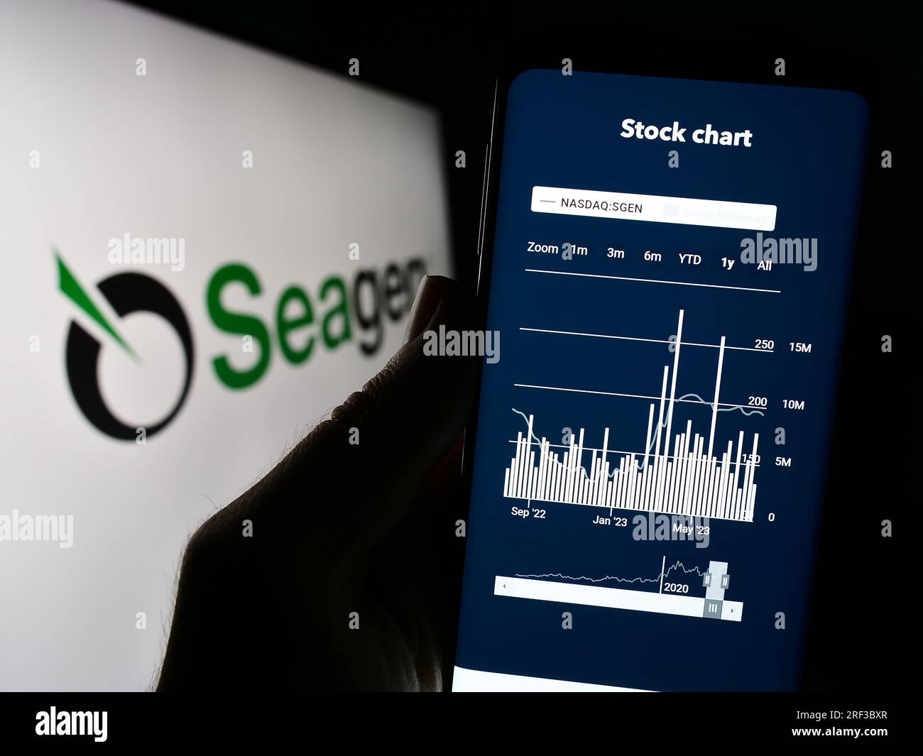 Seagen logo hi-res stock photography and images - Alamy