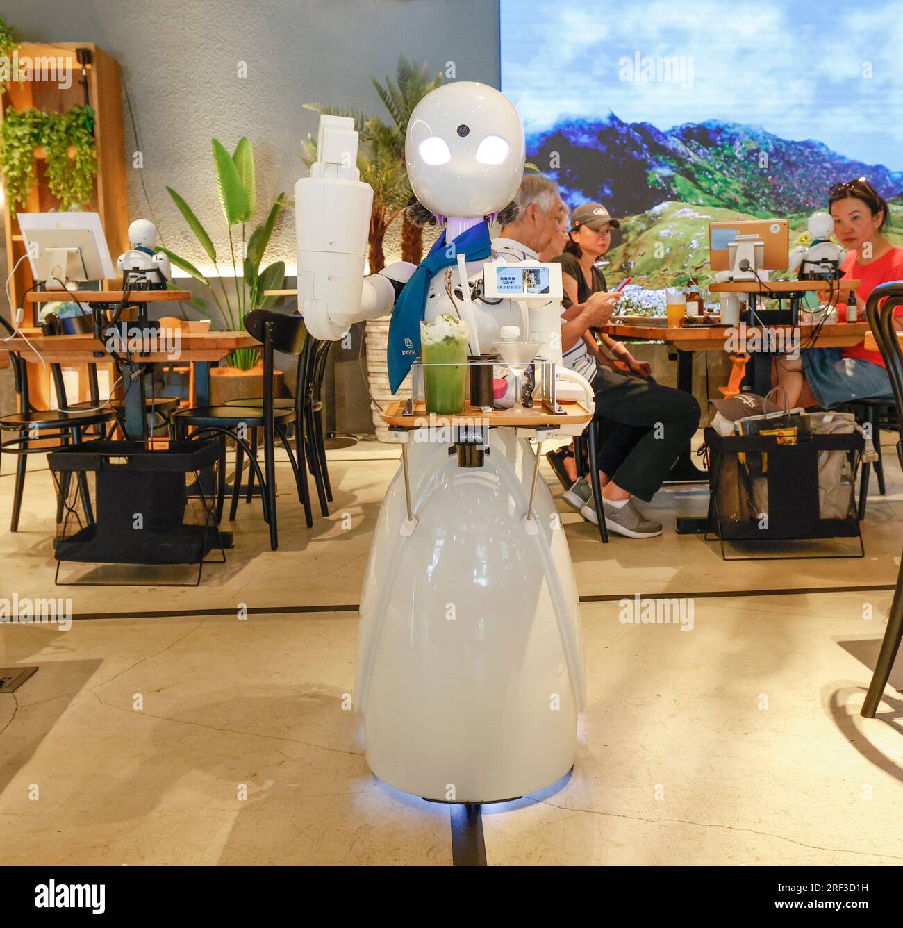 DAWN AVATAR ROBOT CAFE TOKYO Stock Photo - Alamy
