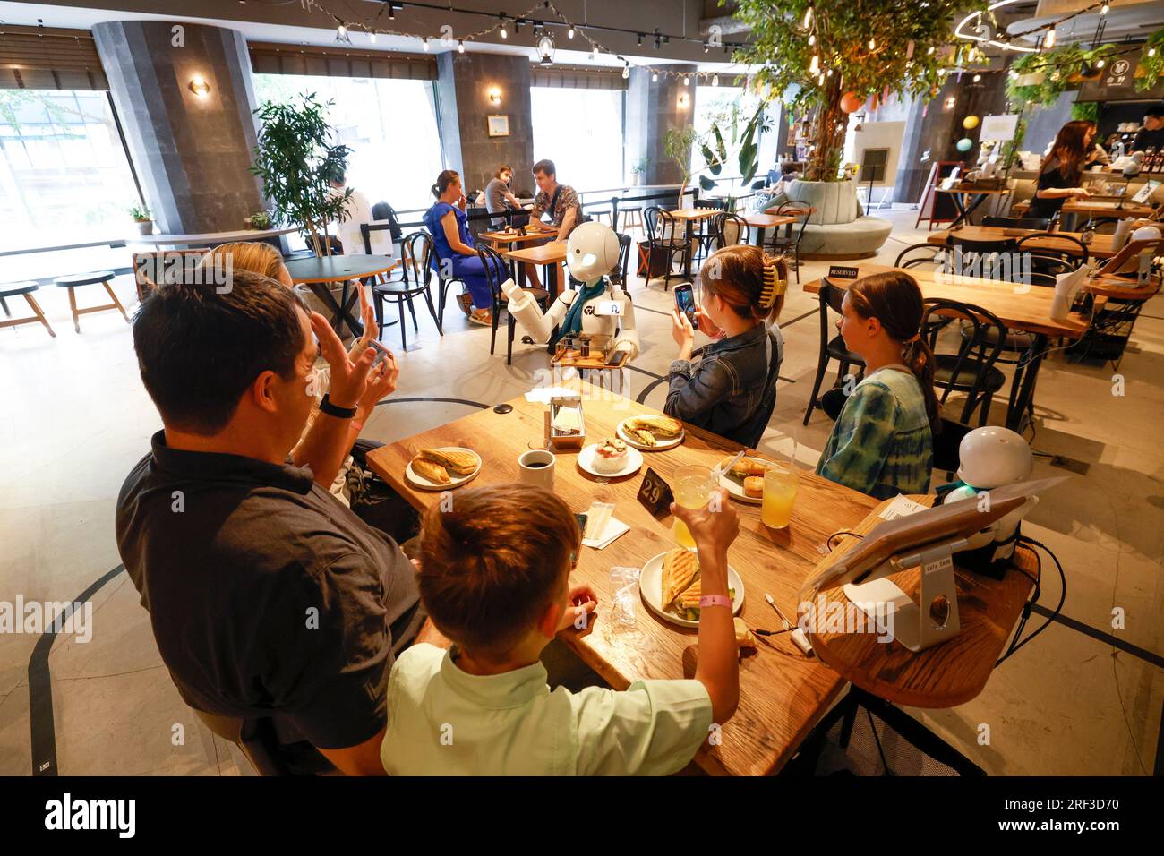 DAWN AVATAR ROBOT CAFE TOKYO Stock Photo - Alamy