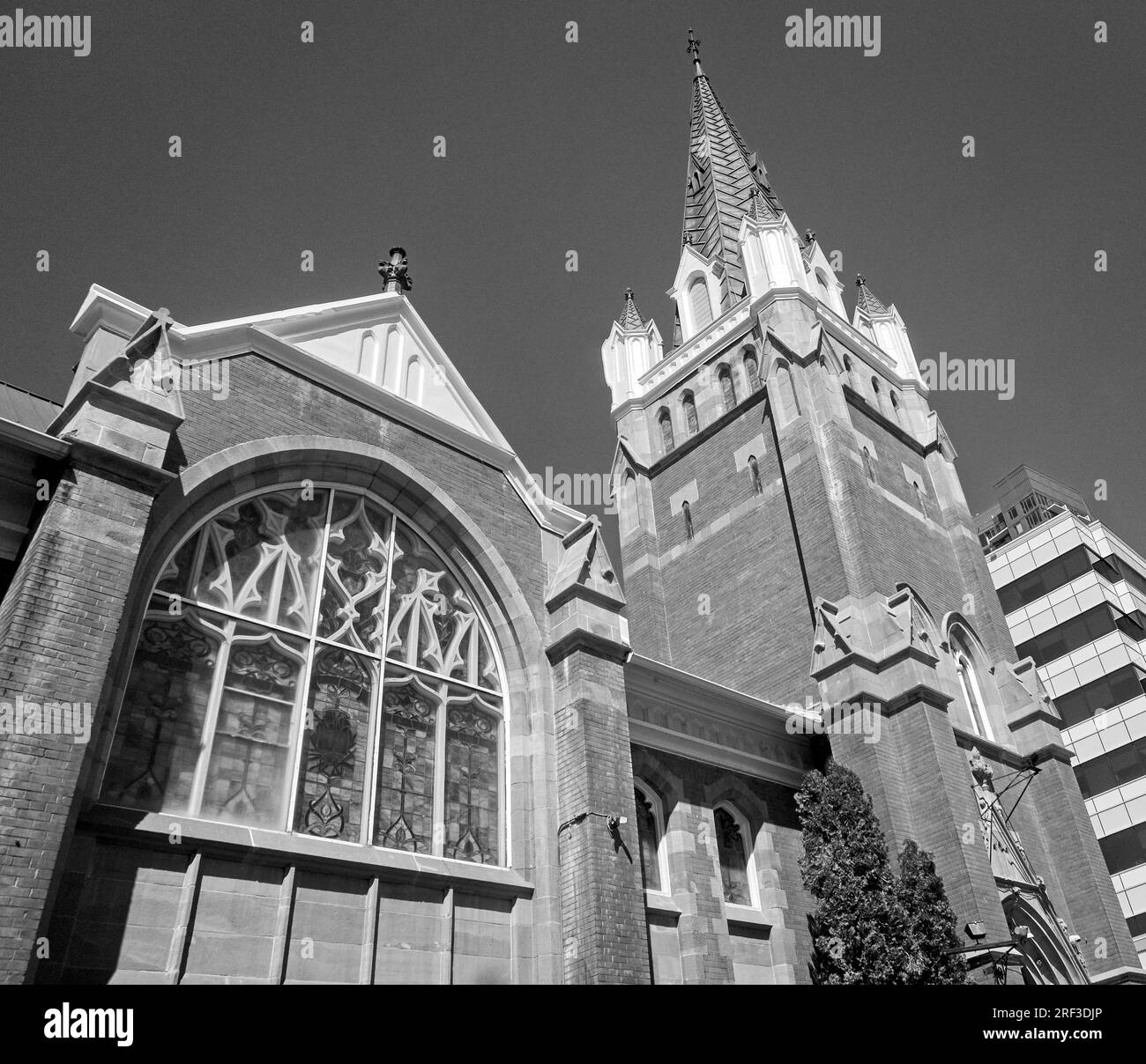 Downtown baptist church Black and White Stock Photos & Images - Alamy