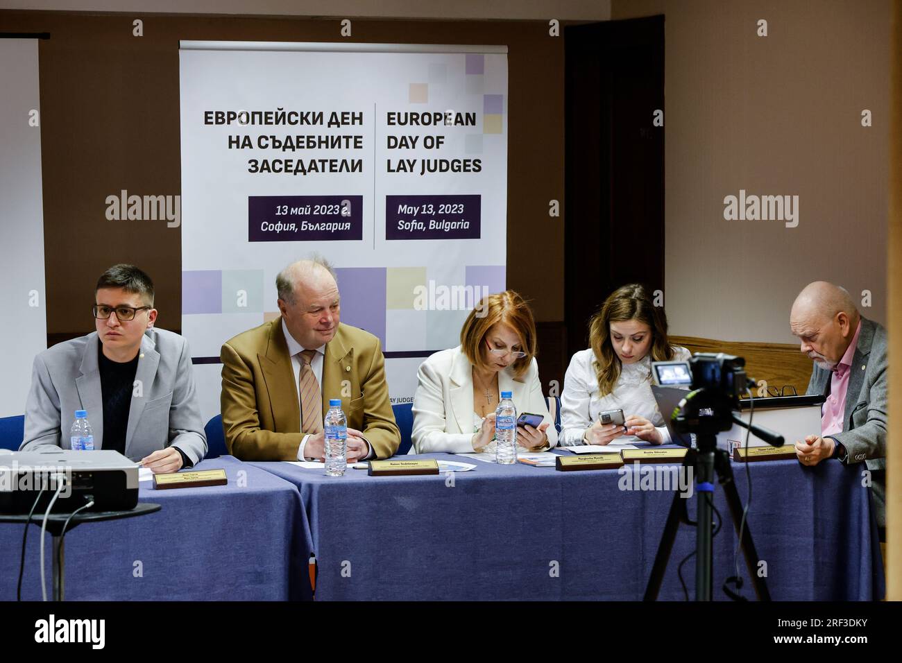 Mimo Garcia; Rainer Sedelmayer - President of ENALJ; Margherita Morelli ...