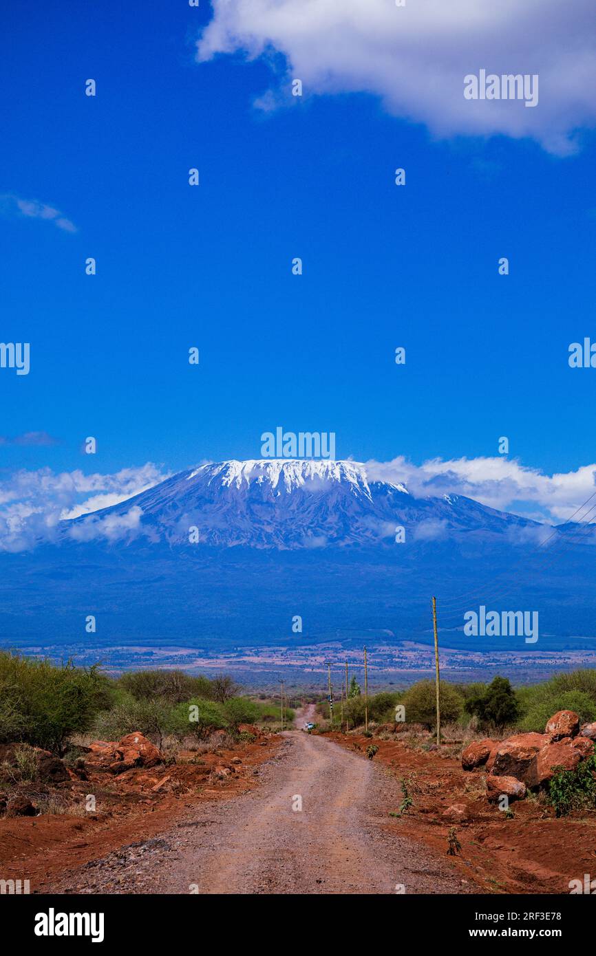 Mount Kilimanjaro Dormant Volcano In the United Republic Of Tanzania ...
