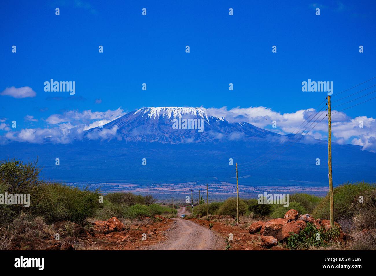 Mount Kilimanjaro Dormant Volcano In the United Republic Of Tanzania ...