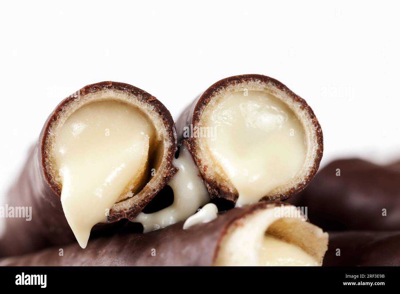 a combination of wafers broken in the middle, the sweetness from which ...