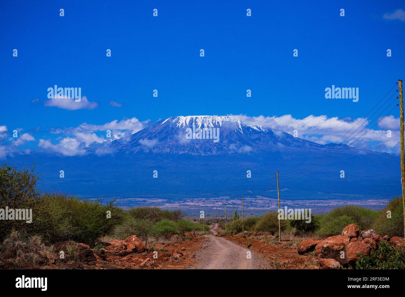 Mount Kilimanjaro Dormant Volcano In the United Republic Of Tanzania ...