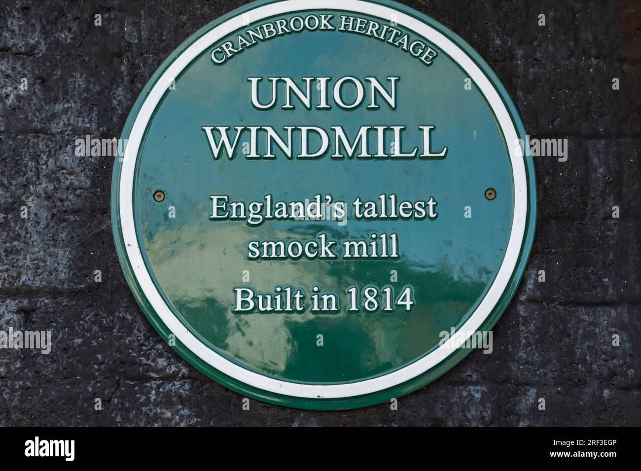 England, Kent, Weald of Kent, Cranbrook, Information Plaque of The ...