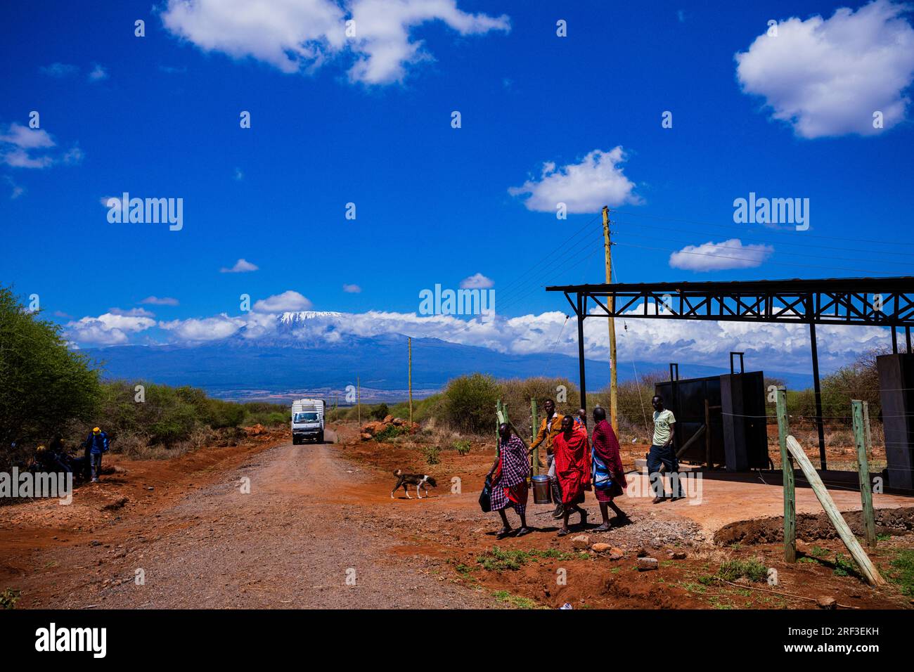 Mount Kilimanjaro Dormant Volcano In the United Republic Of Tanzania ...