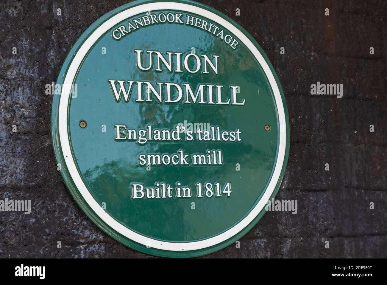 England, Kent, Weald of Kent, Cranbrook, Information Plaque of The ...