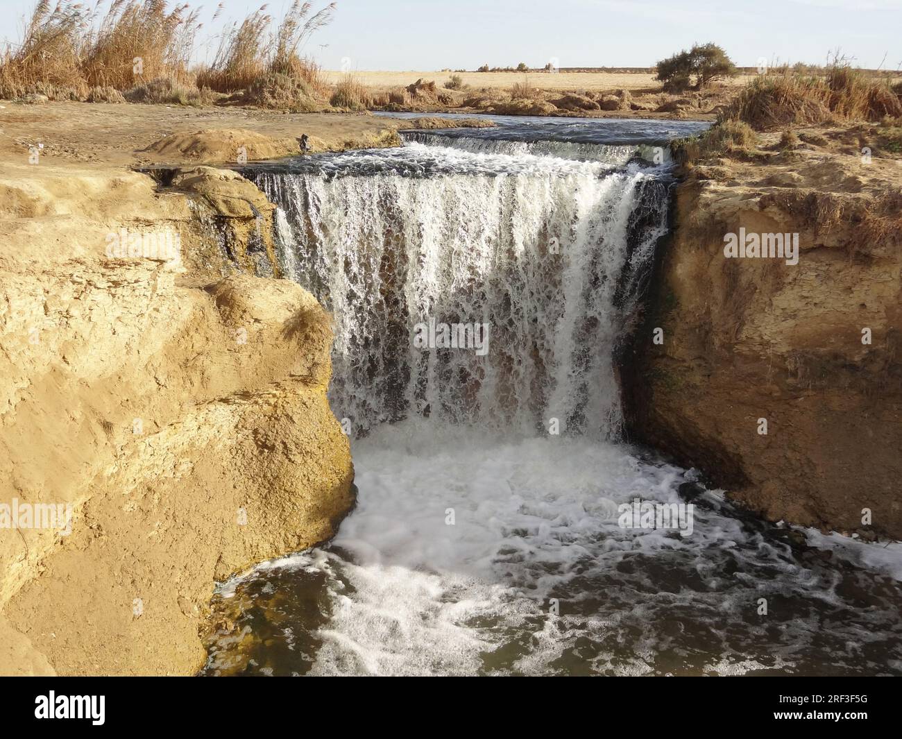 the Wadi Elrayan waterfalls in Egypt Stock Photo - Alamy