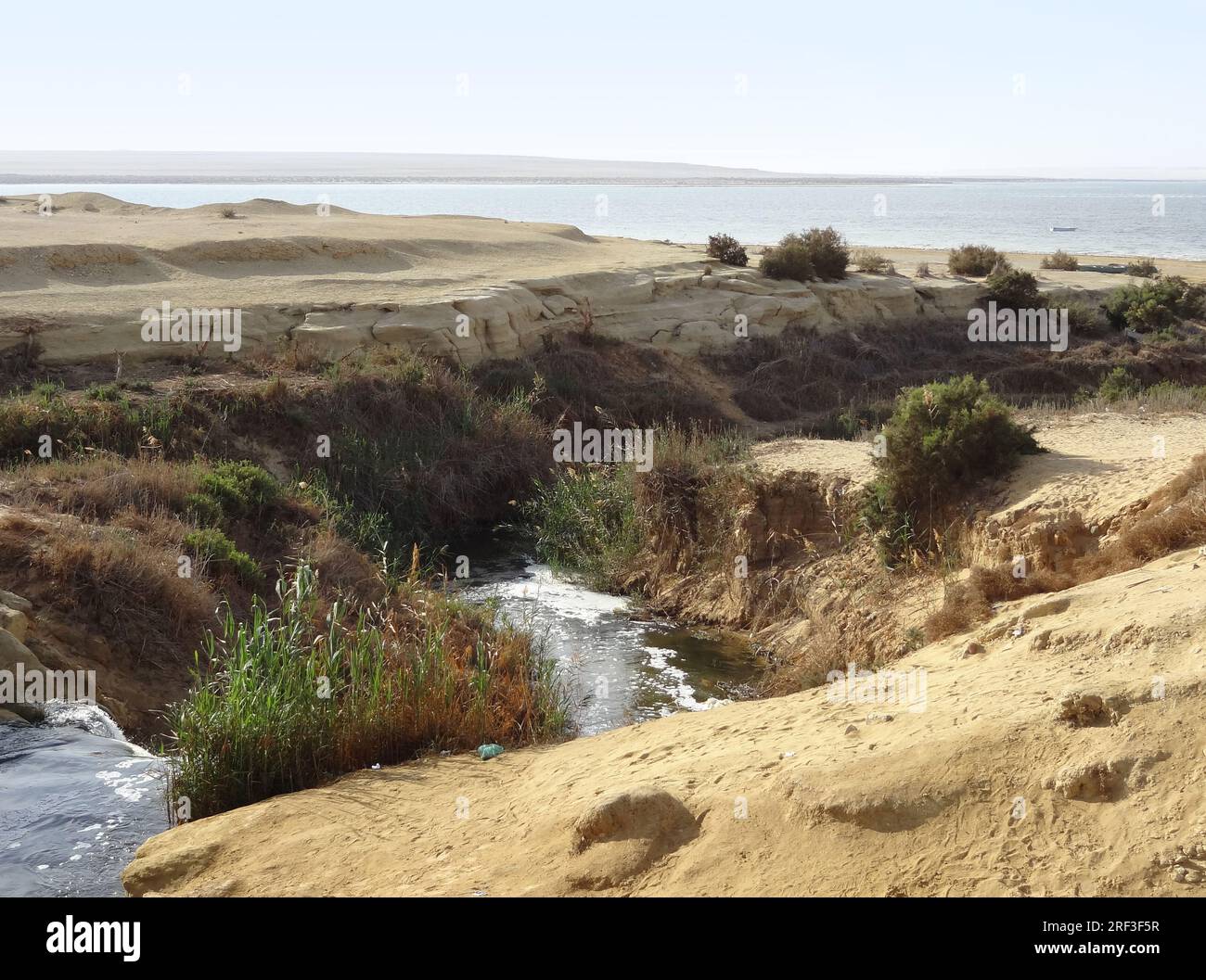 the Wadi Elrayan waterfalls in Egypt Stock Photo - Alamy