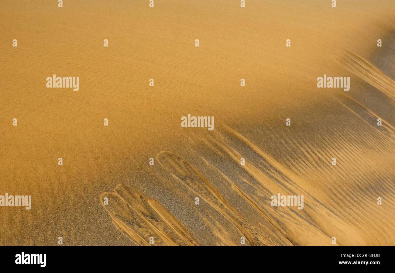 abstract sand pattern detail at the Libyan Desert in Egypt Stock Photo ...