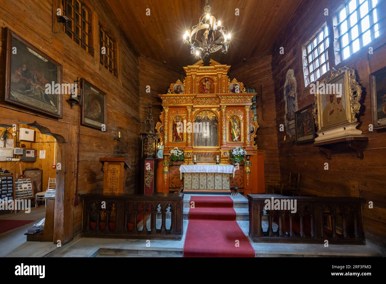 Saints Philip and James Church, Sekowa Stock Photo - Alamy