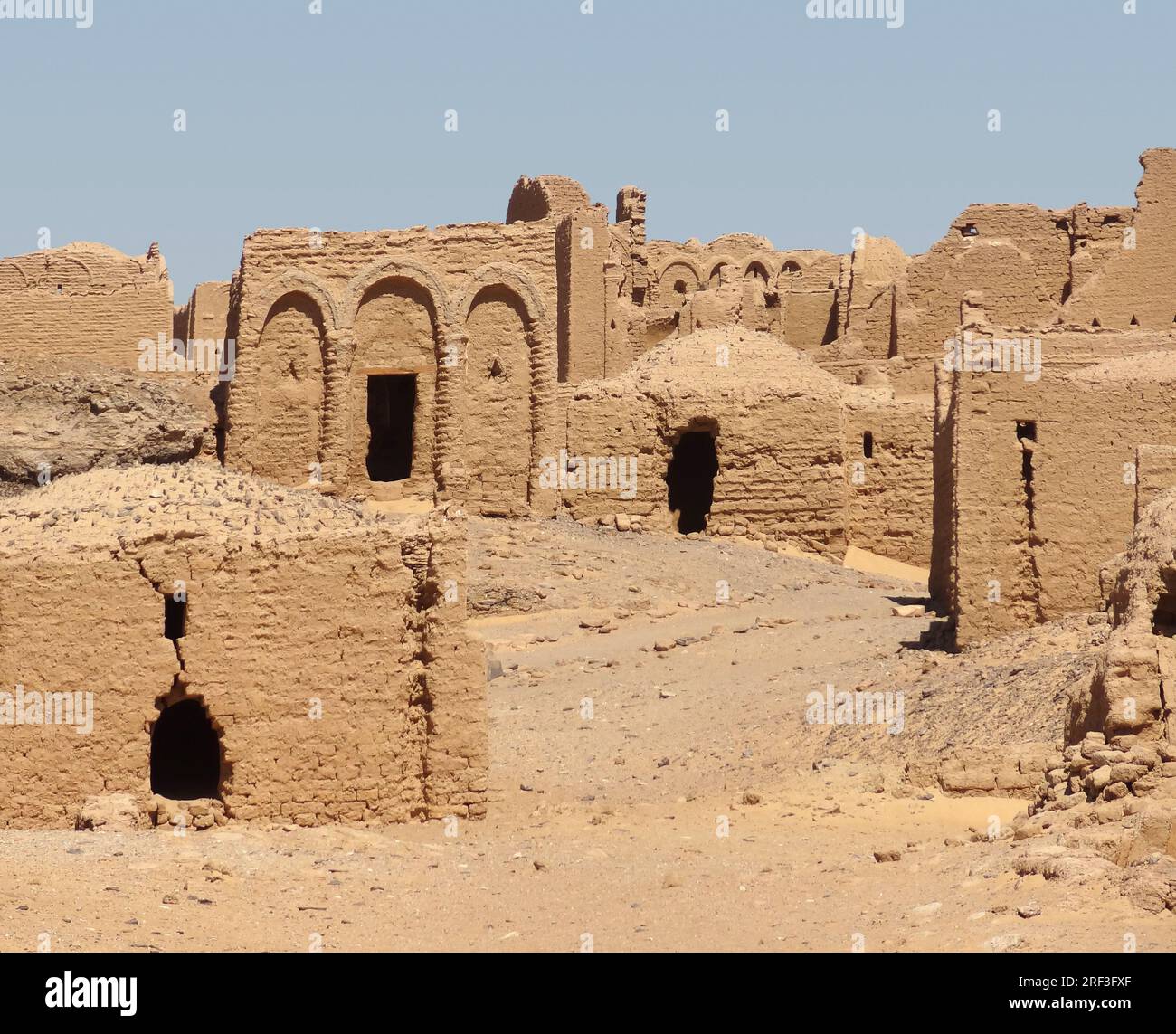 impression around gabbanat el bagawat, a historic graveyard in Egypt ...