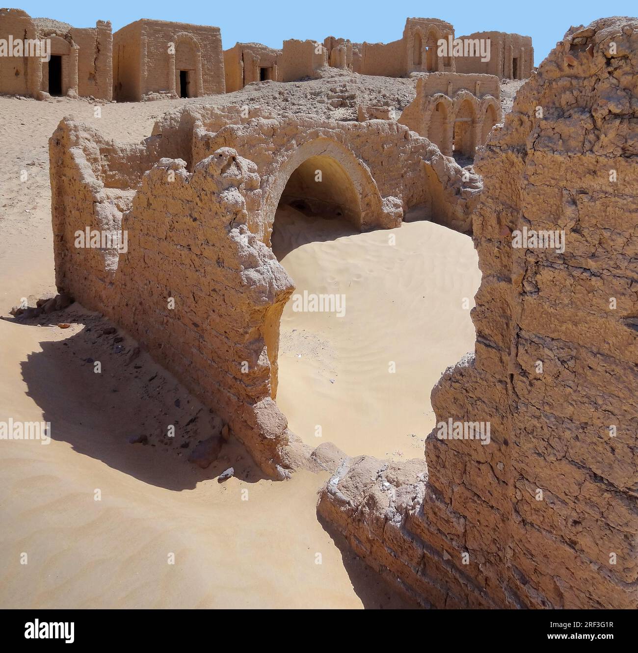 impression around gabbanat el bagawat, a historic graveyard in Egypt ...