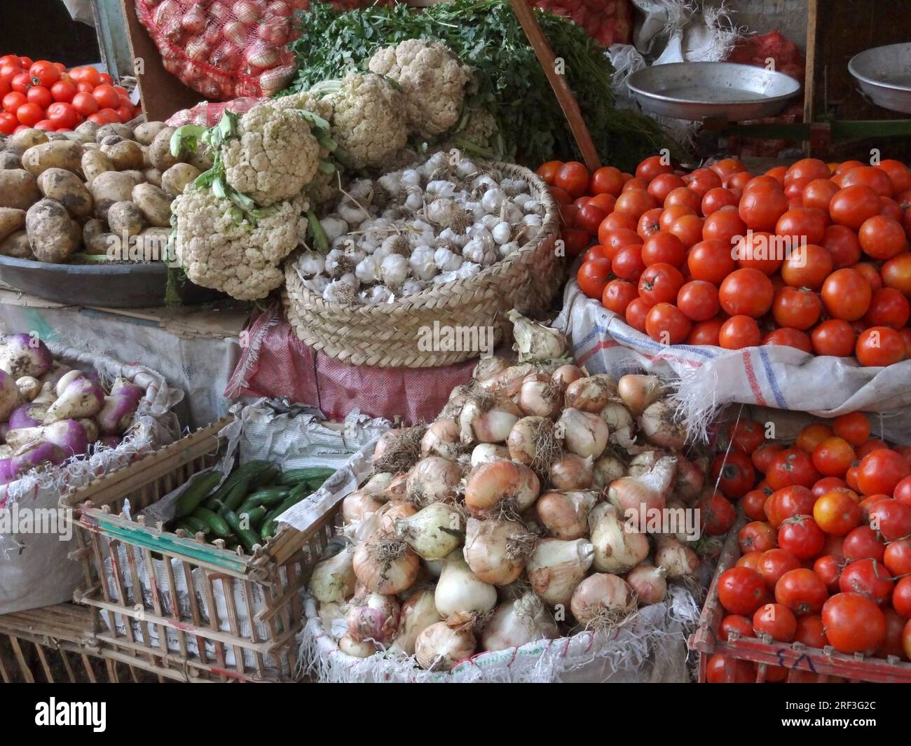 detail of a market in Egypt Stock Photo - Alamy