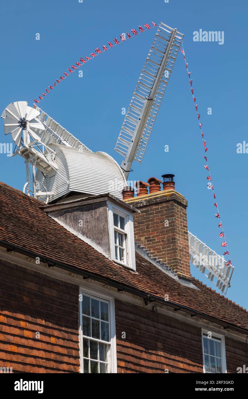 England, Kent, Weald of Kent, Cranbrook, The Union Windmill, England's ...