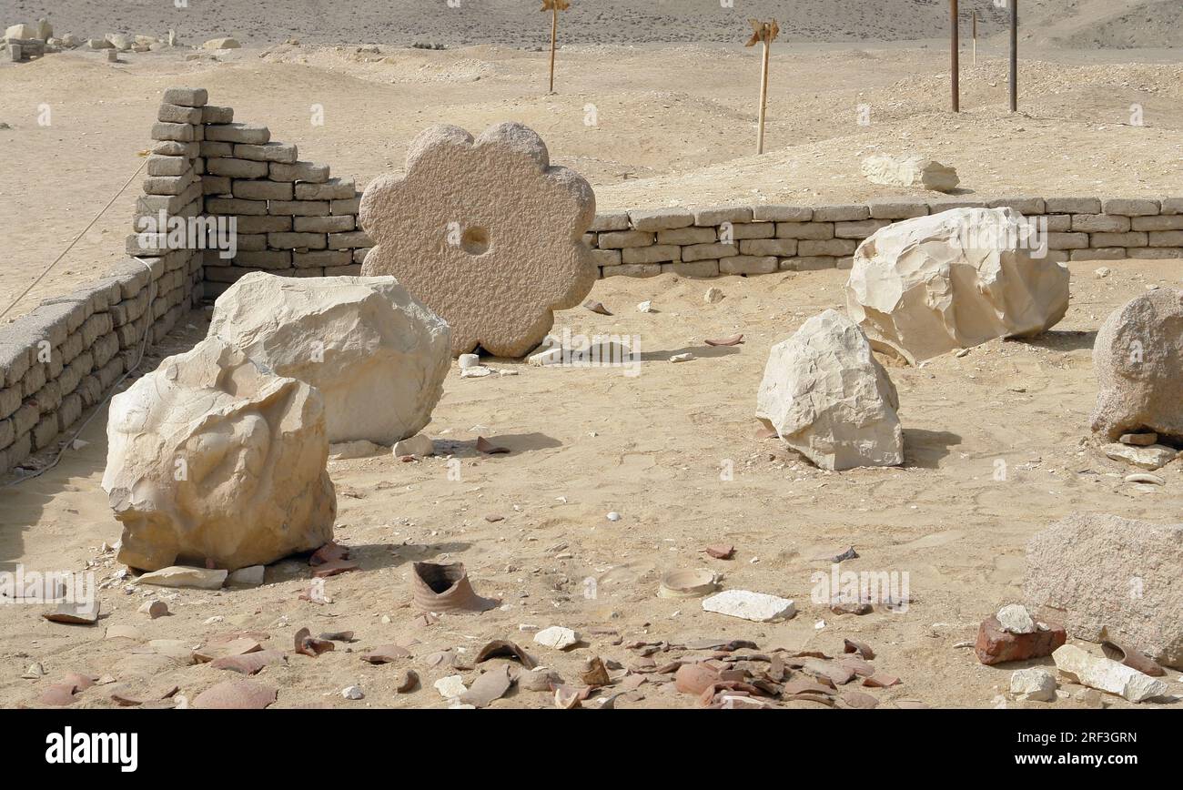 Archaeological site in Egypt named Hawara Stock Photo - Alamy