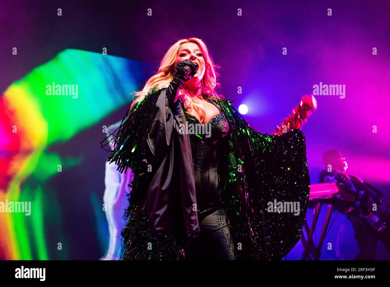 London, UK - July 28th, 2023: Bebe Rexha performing live at O2 Shepherd's Bush Empire on July ...