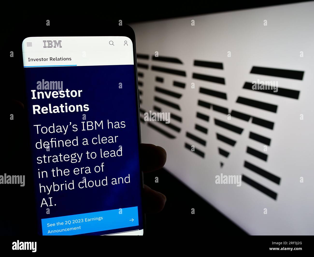 Ibm logo hi-res stock photography and images - Alamy