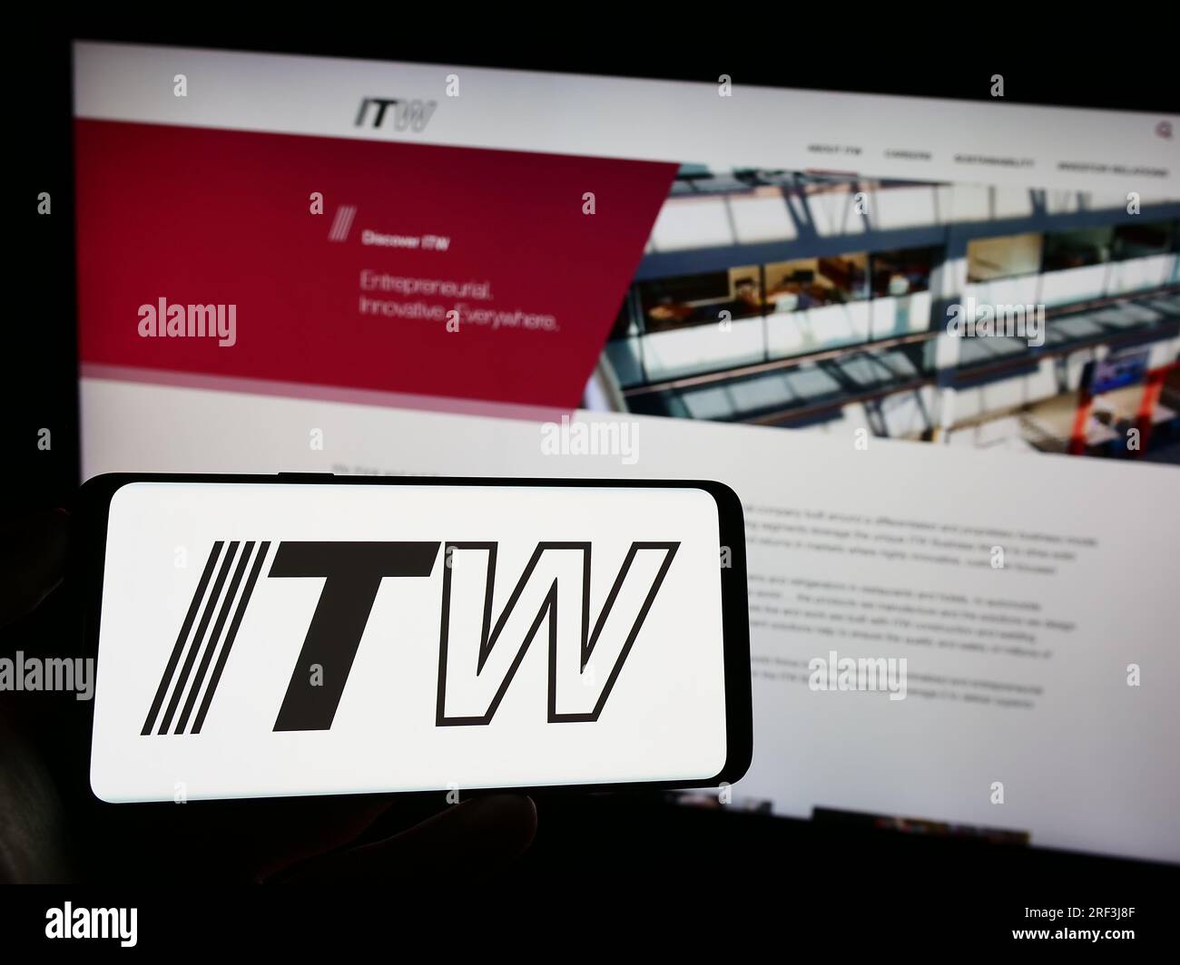 Itw business logo hi-res stock photography and images - Alamy