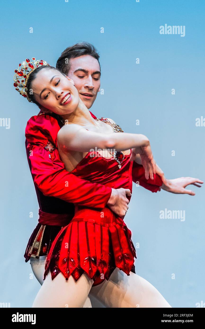 London, UK. 31st July, 2023. Rubies pas de deux from Balanchine's ...