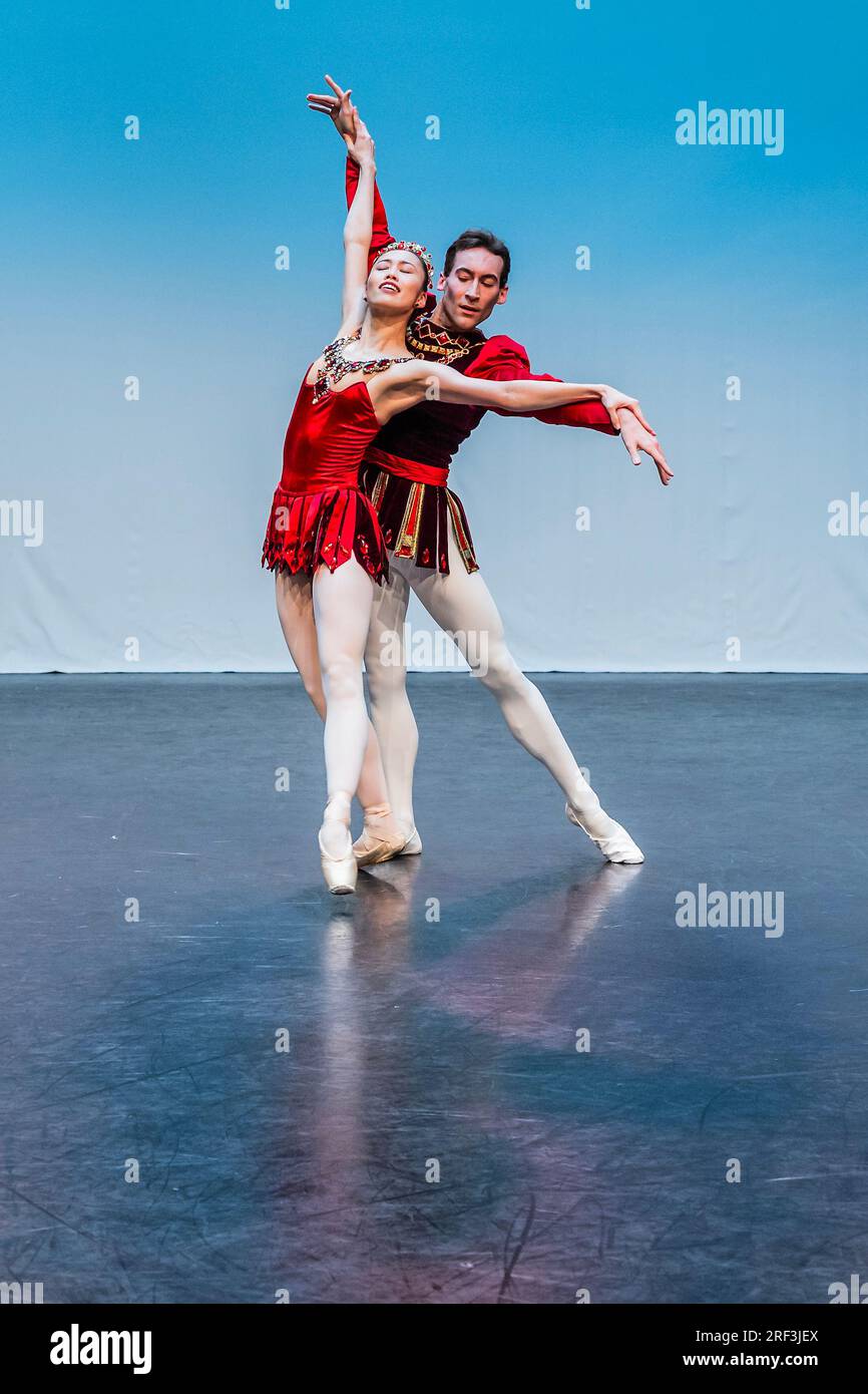London, UK. 31st July, 2023. Rubies pas de deux from Balanchine's ...
