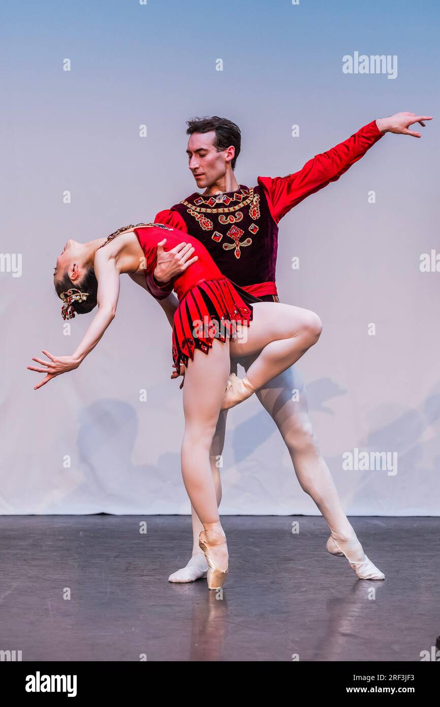 London, UK. 31st July, 2023. Rubies pas de deux from Balanchine's ...