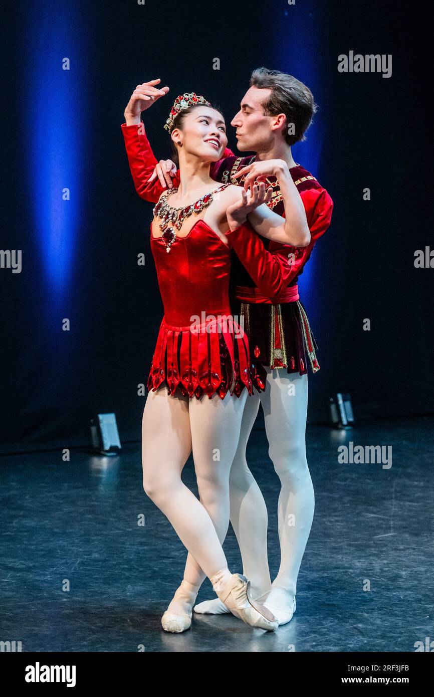 London, UK. 31st July, 2023. Rubies pas de deux from Balanchine's ...