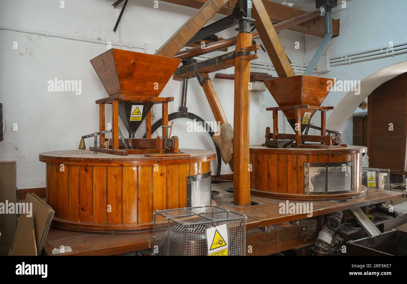 Vintage spanish flour mill hi-res stock photography and images - Alamy