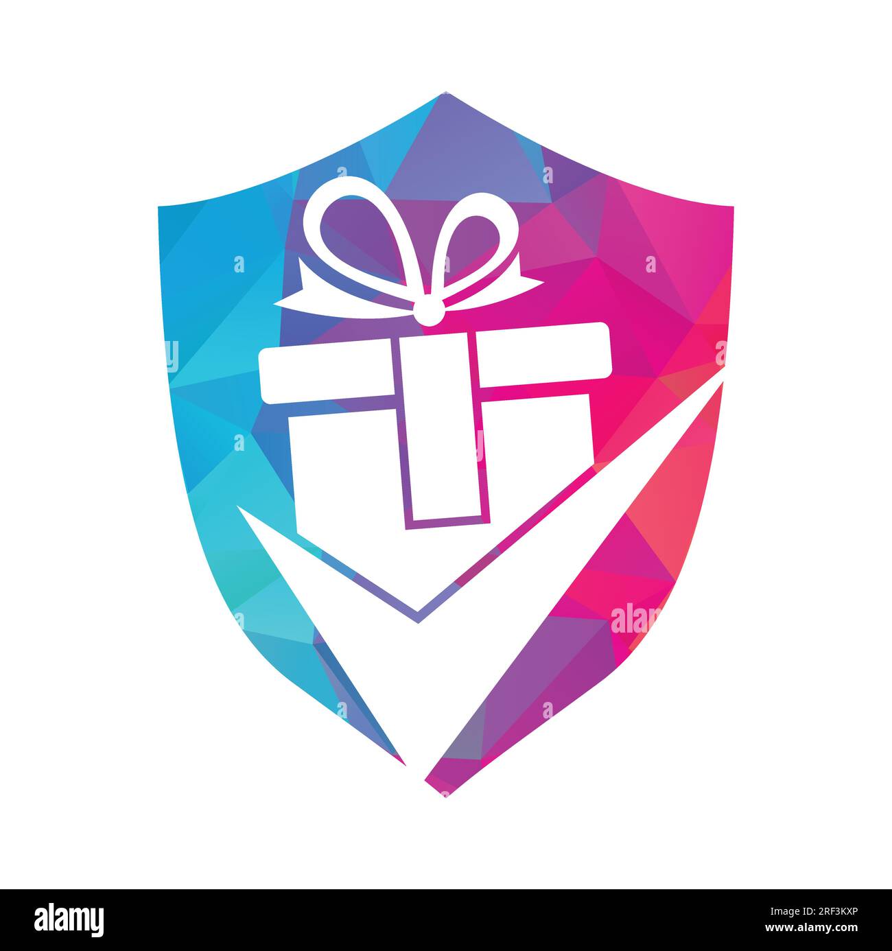 Check Gift Logo Icon Design. Check gift box logo design icon template ...