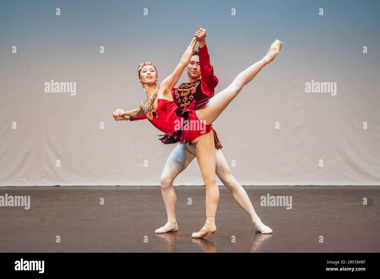 London UK. 31 July 2023 Ako Kondo and Brett Chynoweth perform Rubies ...
