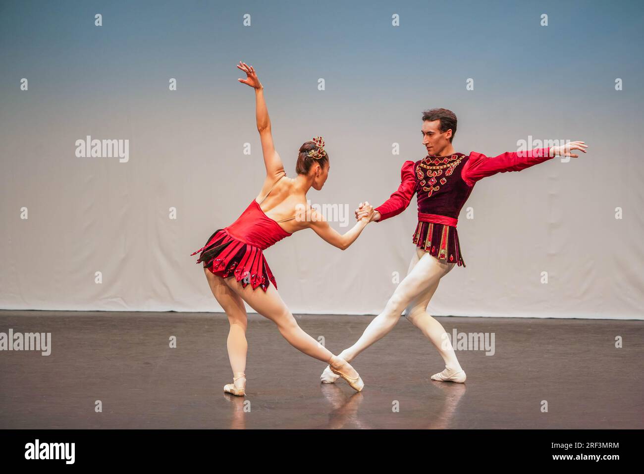London UK. 31 July 2023 Ako Kondo and Brett Chynoweth perform Rubies ...