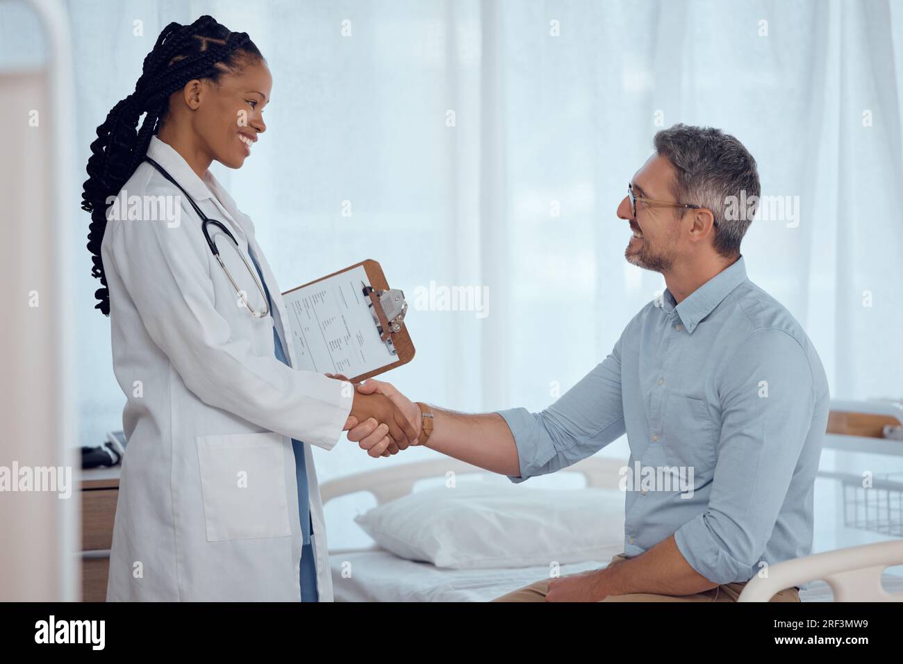 Happy Hospital Patient