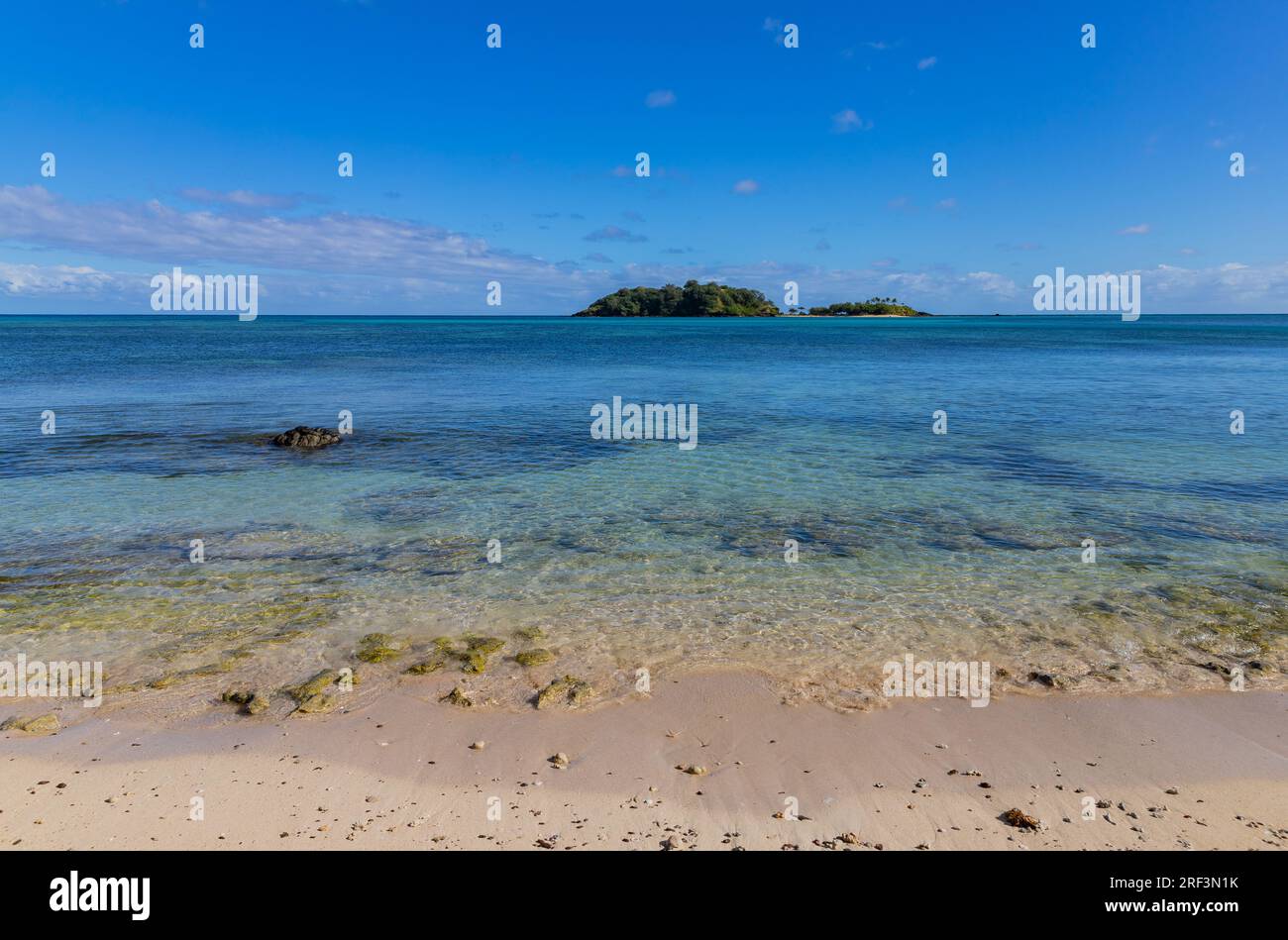 Small island near Nacula, Fiji, South Pacific Stock Photo - Alamy