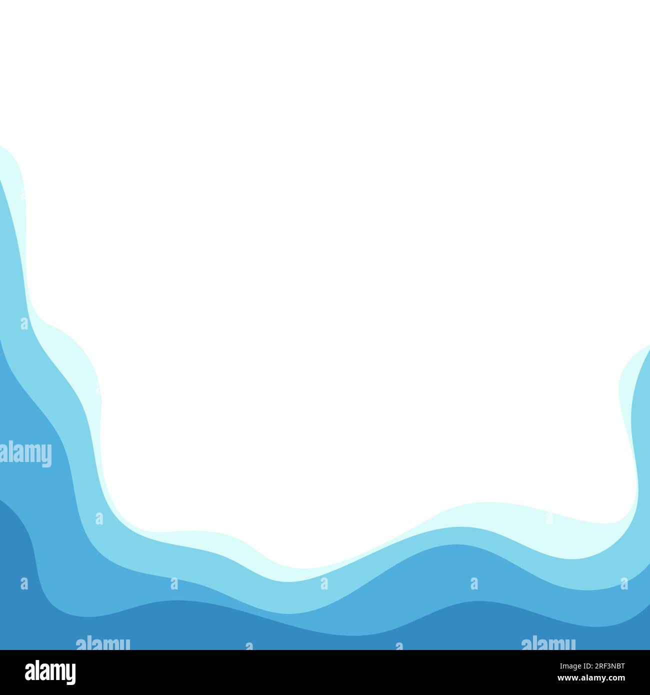 Sea wavy abstract frame background, Water waves, travel relax concept ...