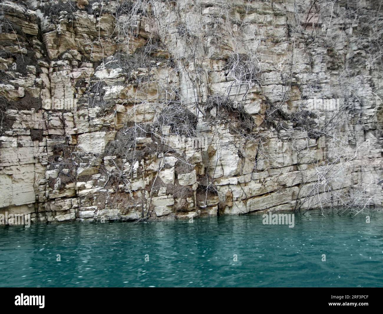 rock formation detail at River Shennong Xi in China Stock Photo - Alamy