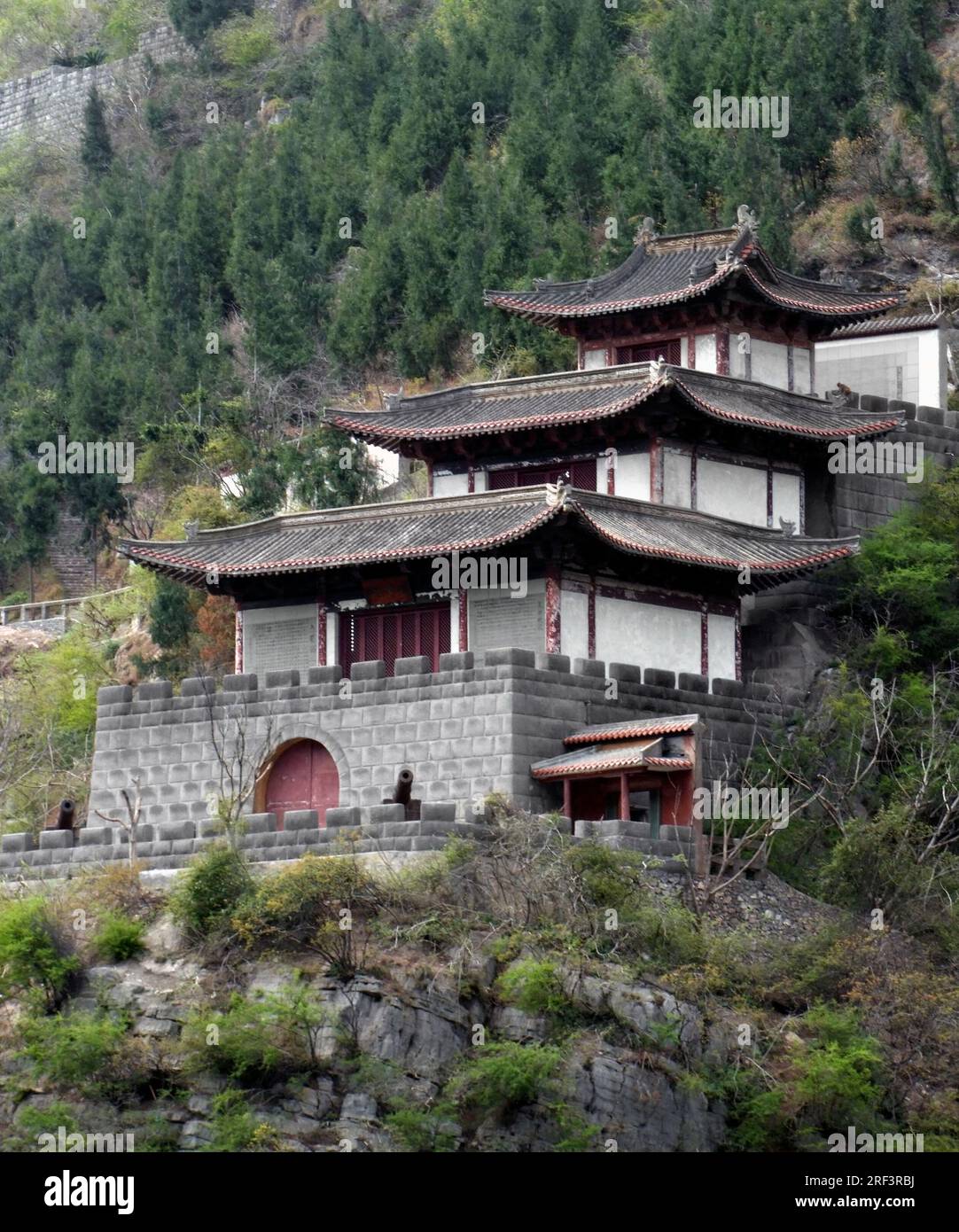 fortified historic building near Yangtze River in China Stock Photo - Alamy
