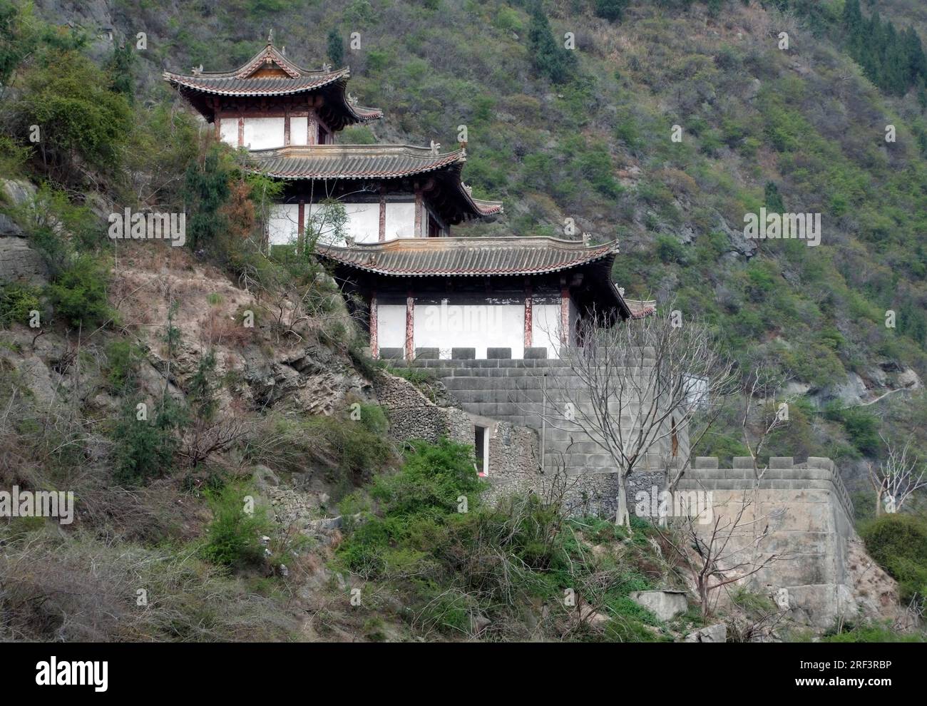 fortified historic building near Yangtze River in China Stock Photo - Alamy