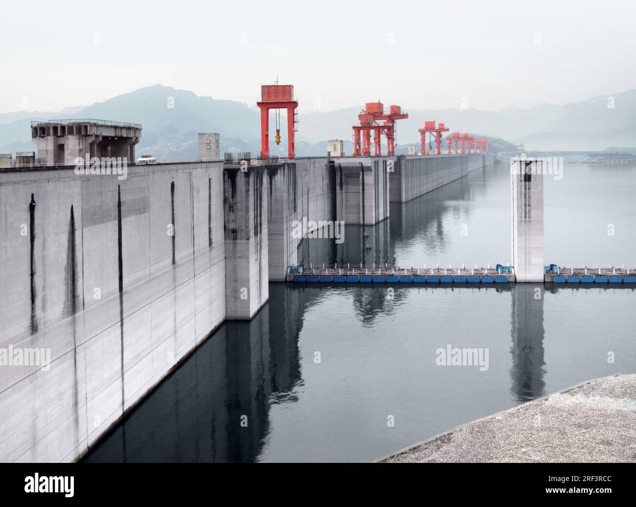 the Three Gorges Dam at Yangtze River in China Stock Photo - Alamy