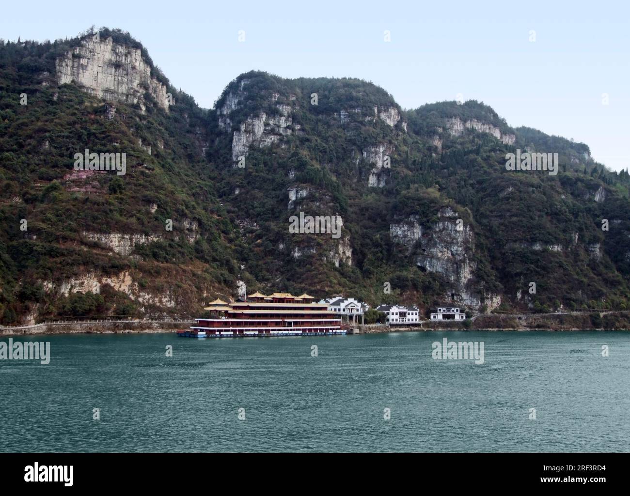 waterside scenery at the Yangtze River in China Stock Photo - Alamy
