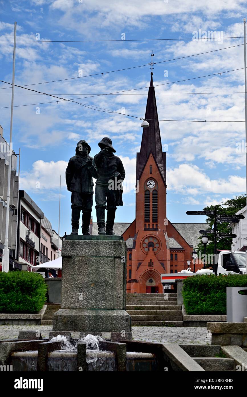 Norwegian church statue hi-res stock photography and images - Alamy