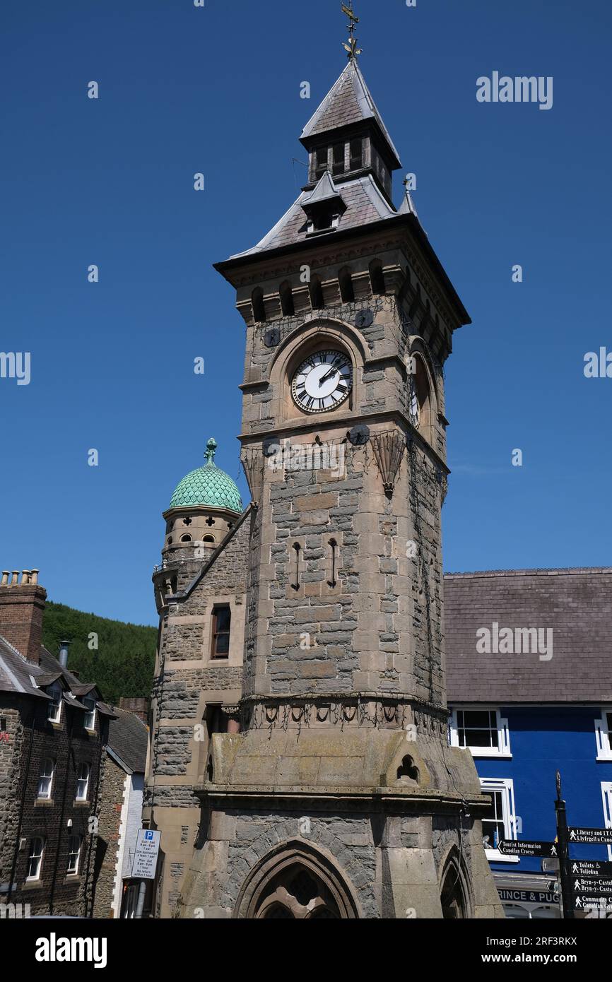 Knighton is a market town and community on the River Teme, straddling ...