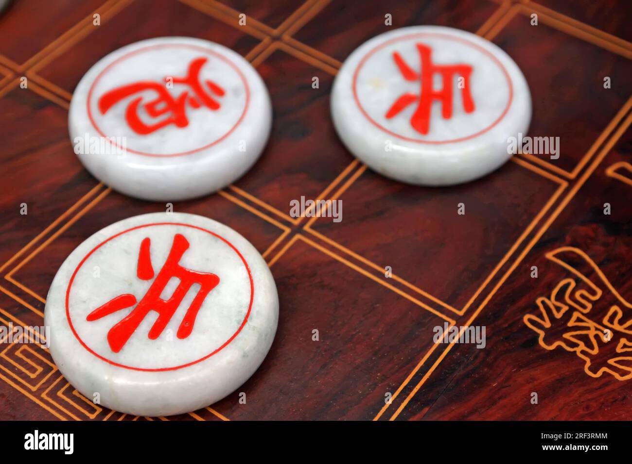 closeup of chinese chess, creative picture Stock Photo - Alamy