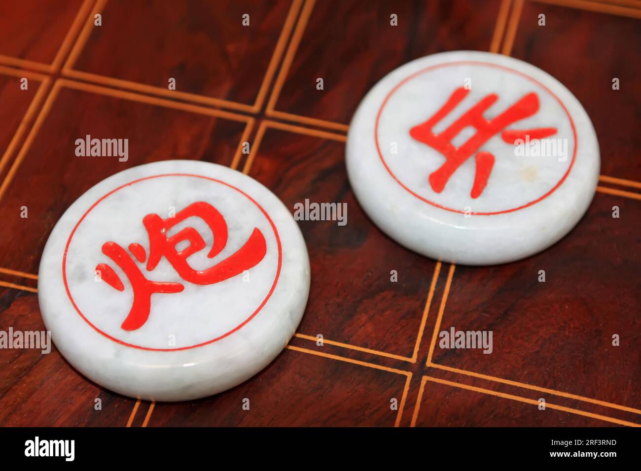 closeup of chinese chess, creative picture Stock Photo - Alamy