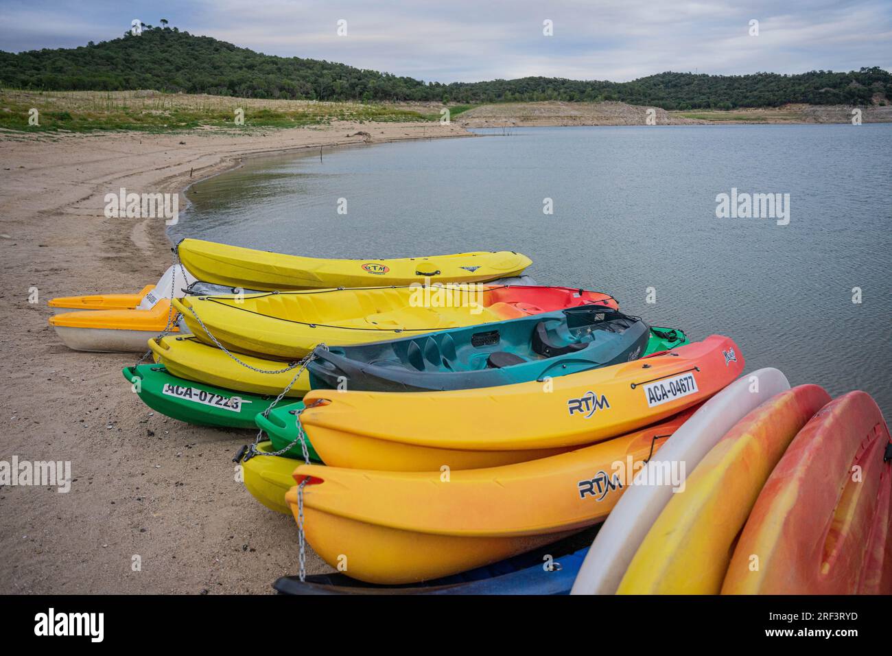 Darnius, Girona, Spain. 30th July, 2023. The drought affects the ...