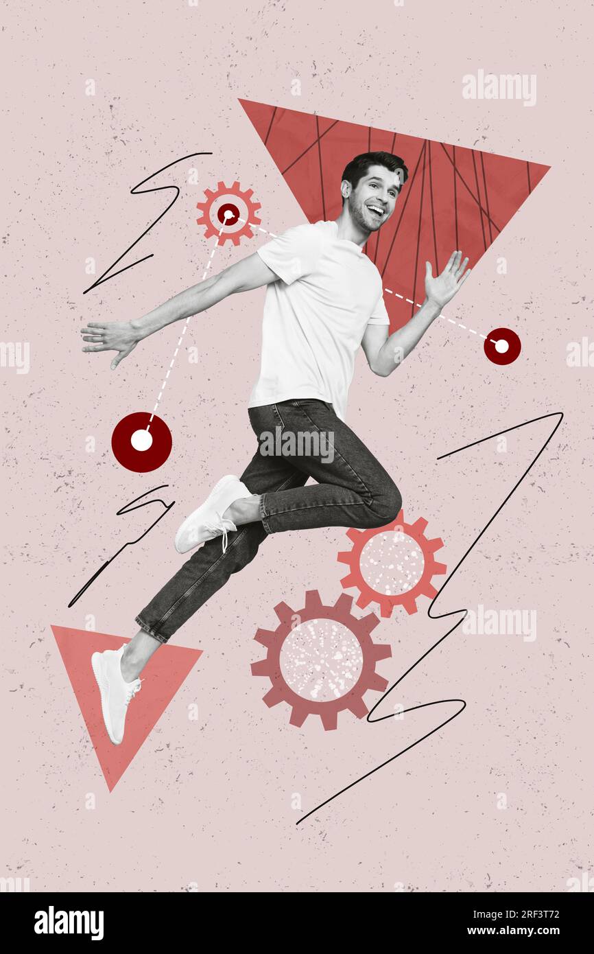 Engineer man project cogwheel hi-res stock photography and images - Alamy