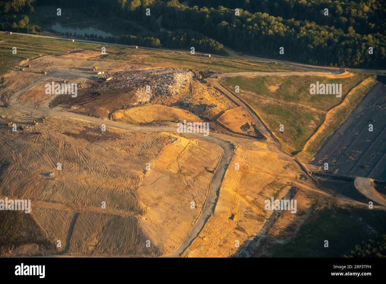 The Charles County Landfill in Eastern Virginia near Charles City and ...
