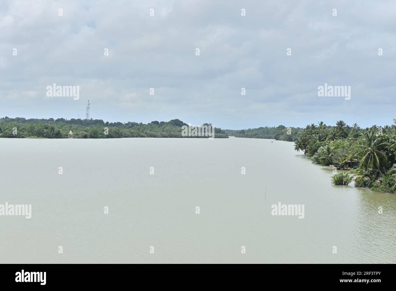 Beautiful sight on the landscape of the Black River (Kalu River) in Sri ...
