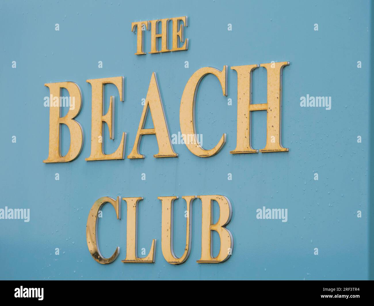 Blue beach club hi-res stock photography and images - Alamy