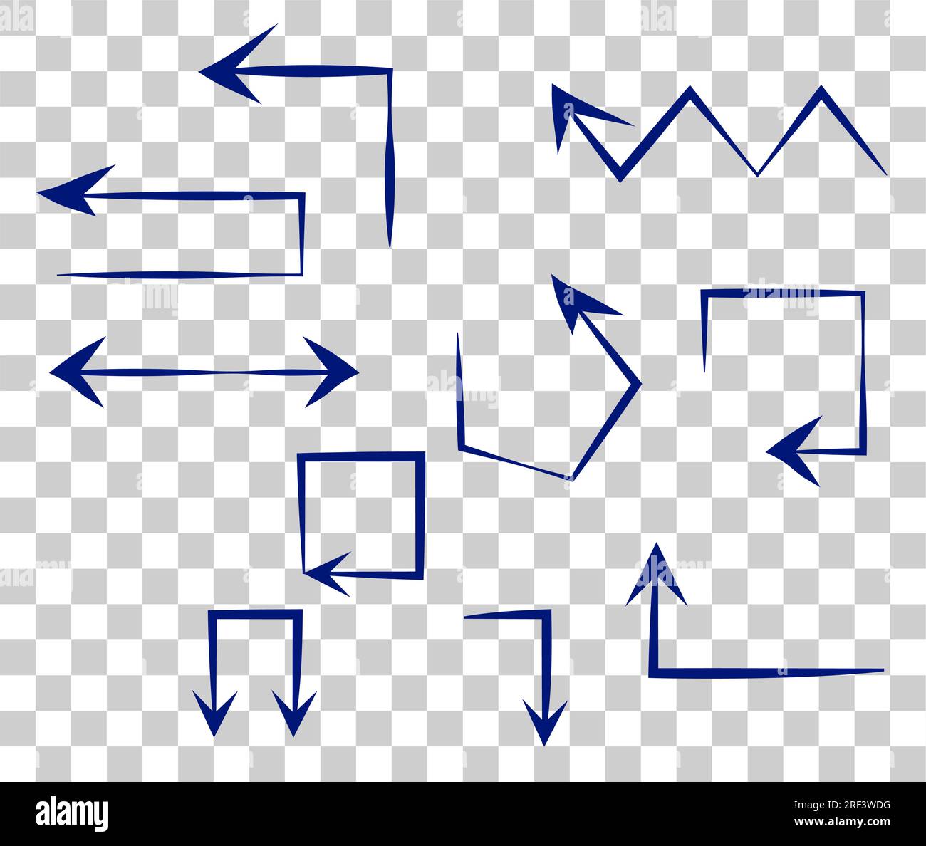 Infographic elements on isolated white background, simple arrows. Line ...